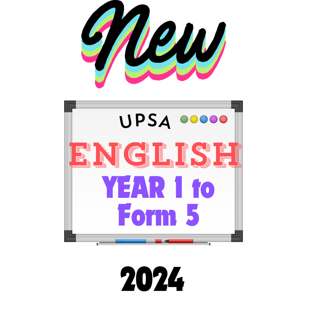 FORM 3 ENGLISH PAPERS [UPSA 2024/2025] | Shopee Malaysia