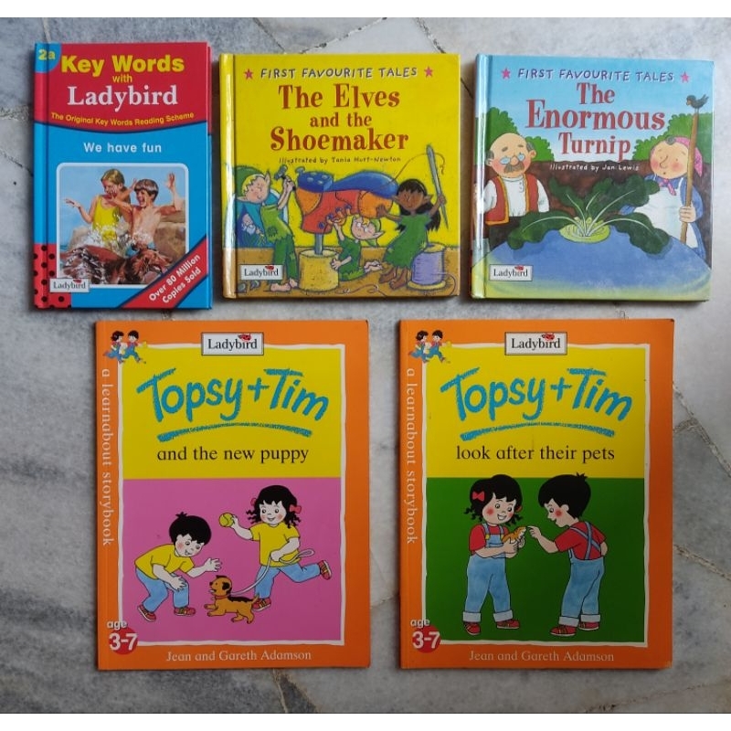 2nd hand: LADYBIRD (Age 2- 7+) (Bundle of 5 books) Topsy And Tim ...