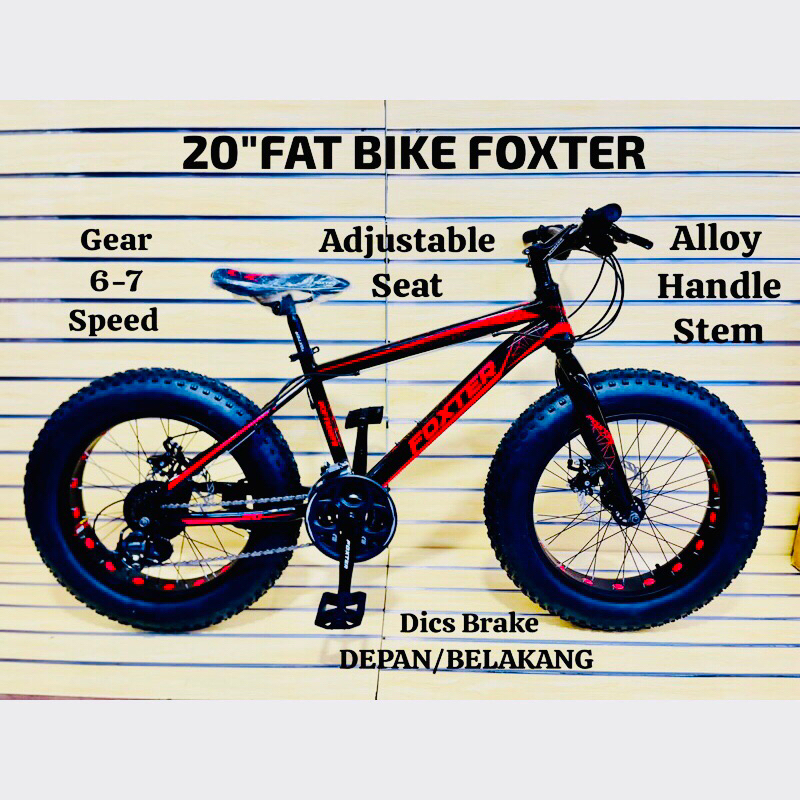 Fat Bike / Basikal Dewasa / Basikal MTB / Bicycle adults / Bicycle Fat Bike / Foxter Basikal ...