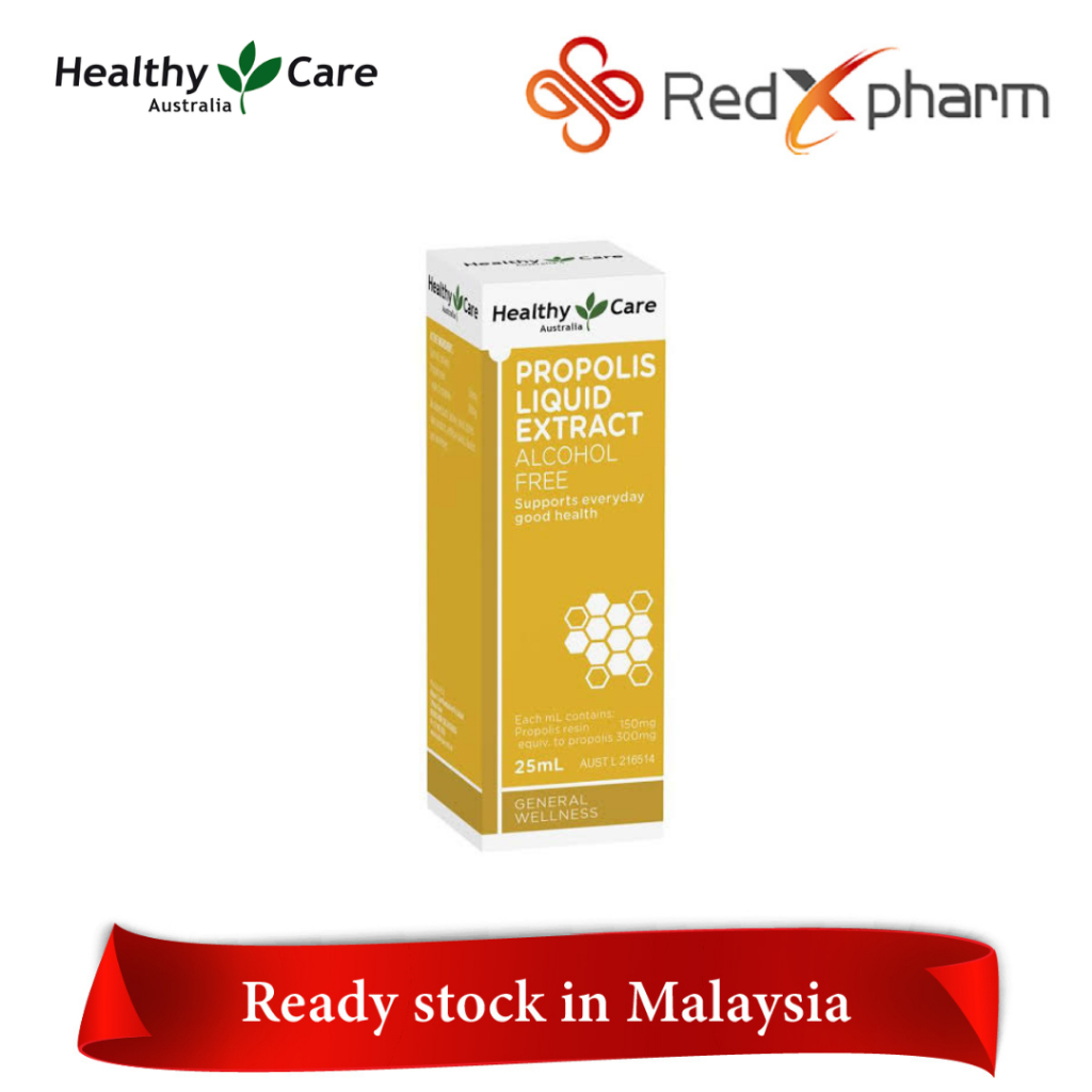 Healthy Care Propolis Liquid Extract Alcohol Free 25mL (Ready Stock ...