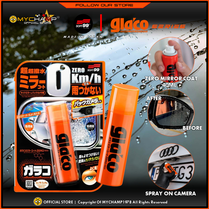 SOFT 99 GLACO MIRROR COAT ZERO 40ML (SIDE MIRROR COATING) | Shopee Malaysia