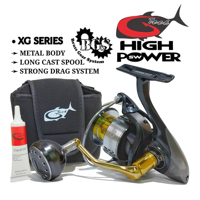 G-Tech High Power SWA METAL BODY spinning reel (Extra Spools) | Shopee ...