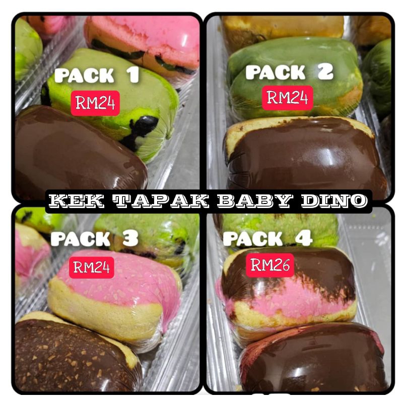 ASSORTED KEK TAPAK BABY DINO (PRE-ORDER) | Shopee Malaysia