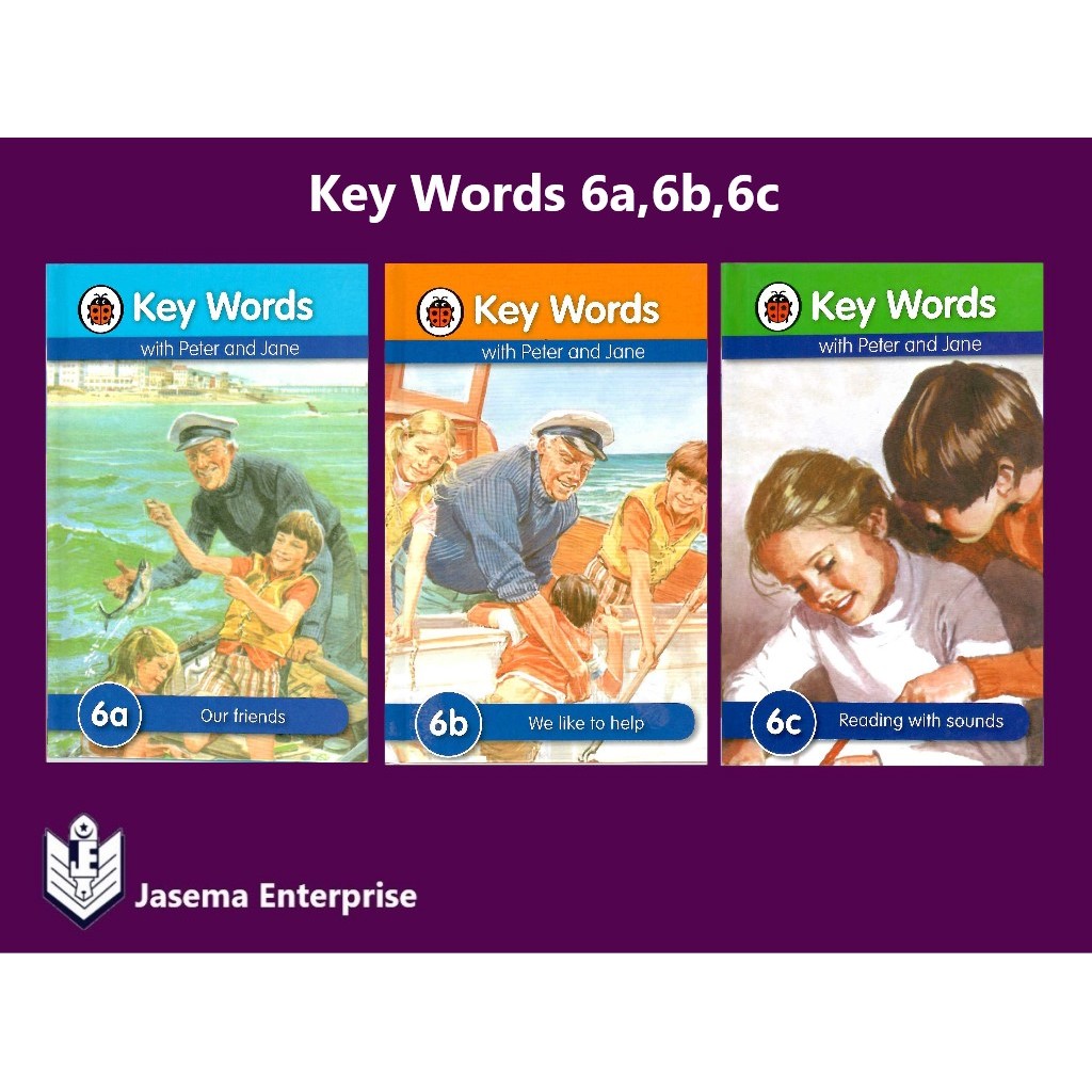 Key Words with Peter and Jane 6a,6b,6c | Shopee Malaysia