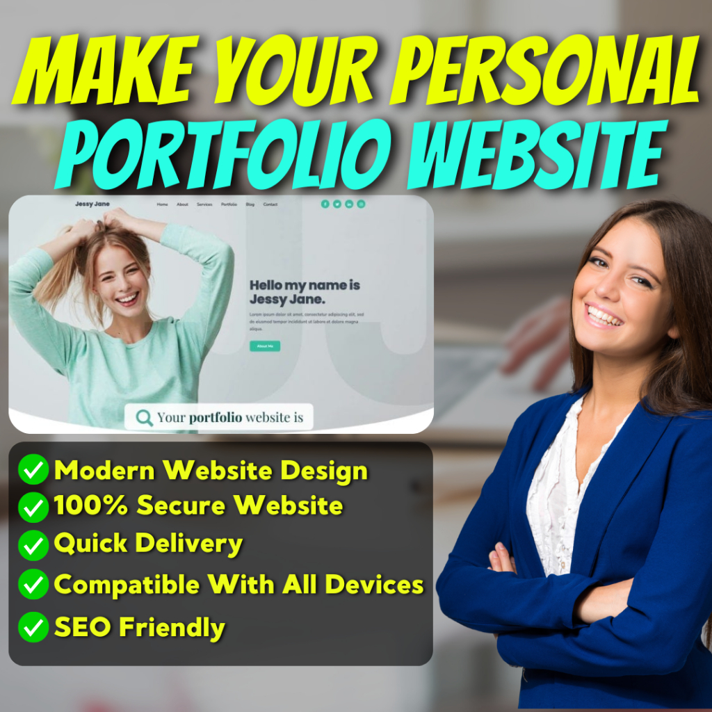 Make Your Own Personal Portfolio Website | Personal Portfolio Website ...