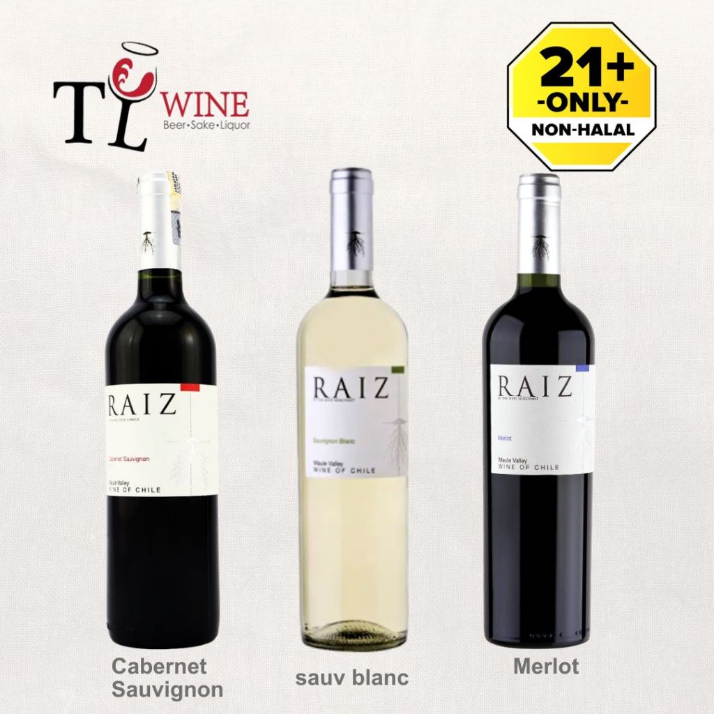 Raiz Cabernet Sauvignon / Merlot 750ml Red Wine ALC: 11.5% Duty paid ...
