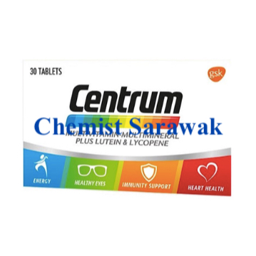 Centrum White Multivitamin Multimineral Plus Lutein & Lycopene 30's/30 ...