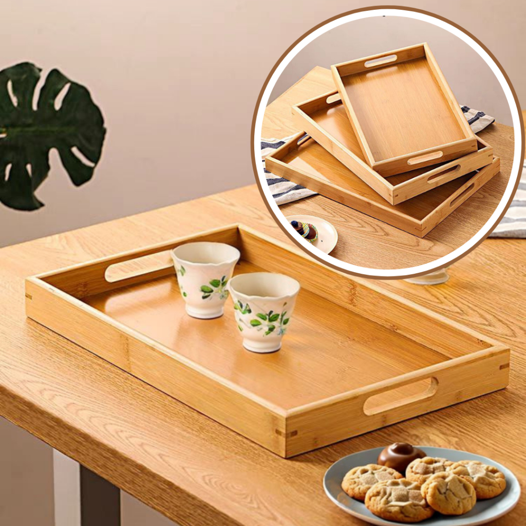 DULANG KAYU DULANG BUAH HANTARAN RECTANGULAR WOOD TABLE TRAYS WOODEN ...