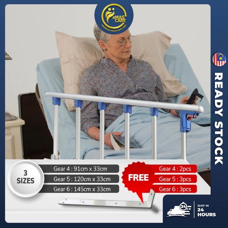 Fall Protection Railing Bedside Fence Aluminum Alloy1.8M Big Bed ...