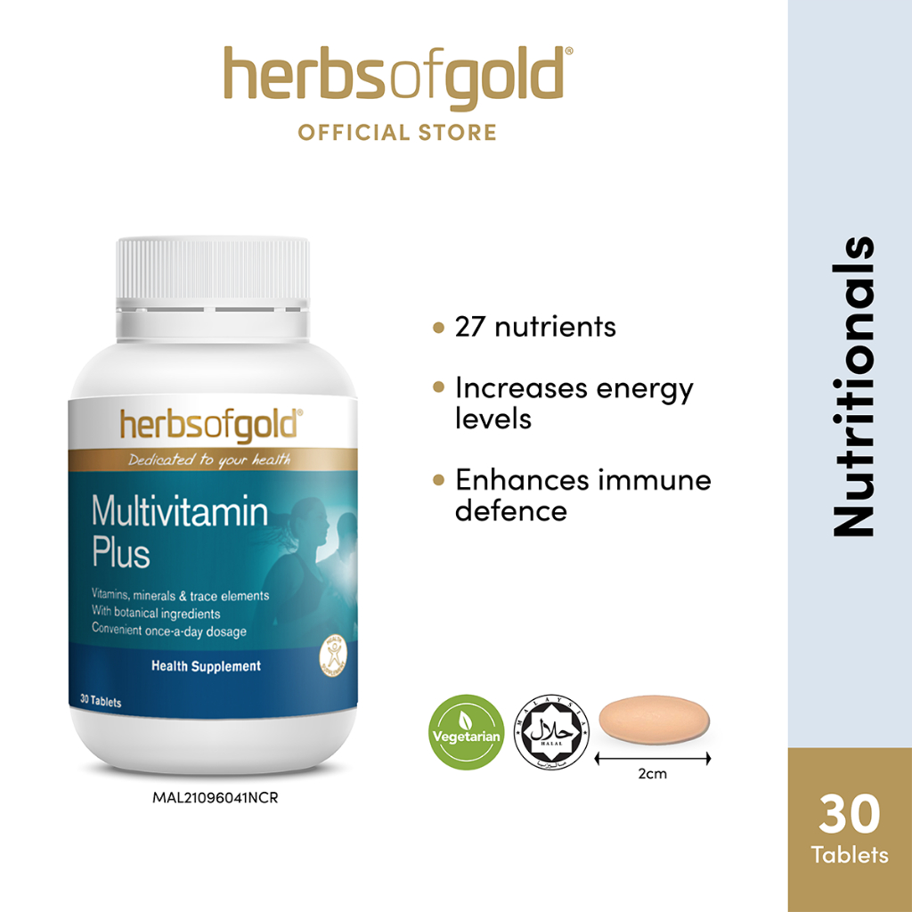 Herbs of Gold Multivitamin Plus (30's) [Expiry 10/2027] | Shopee Malaysia