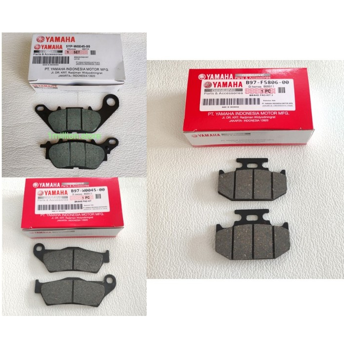 YAMAHA DISC BRAKE PAD ORIGINAL YZF-R15 R15 MT15 YZF-R15M R15 M | Shopee ...