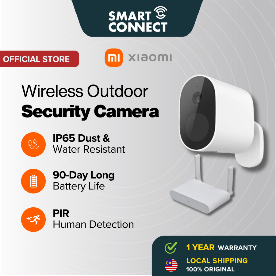 Mi Xiaomi CCTV Wireless Outdoor Security Camera Smart CCTV Night Vision ...