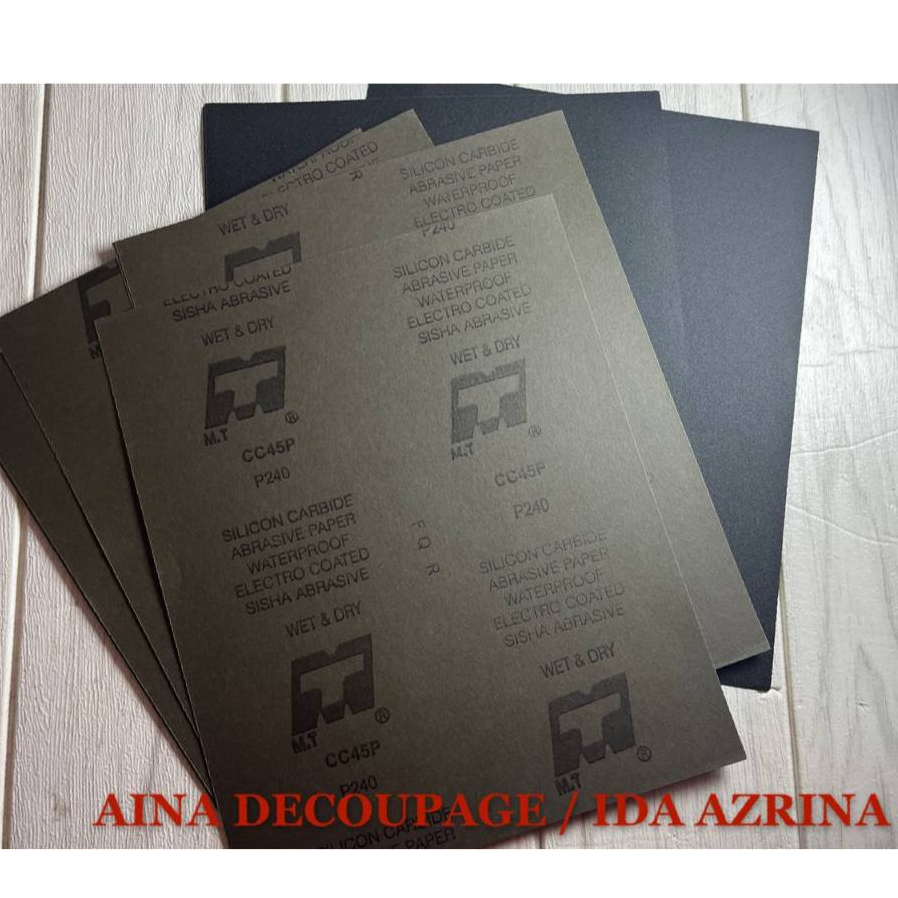 SAND PAPER - Decoupage Art and Crafts | Shopee Malaysia