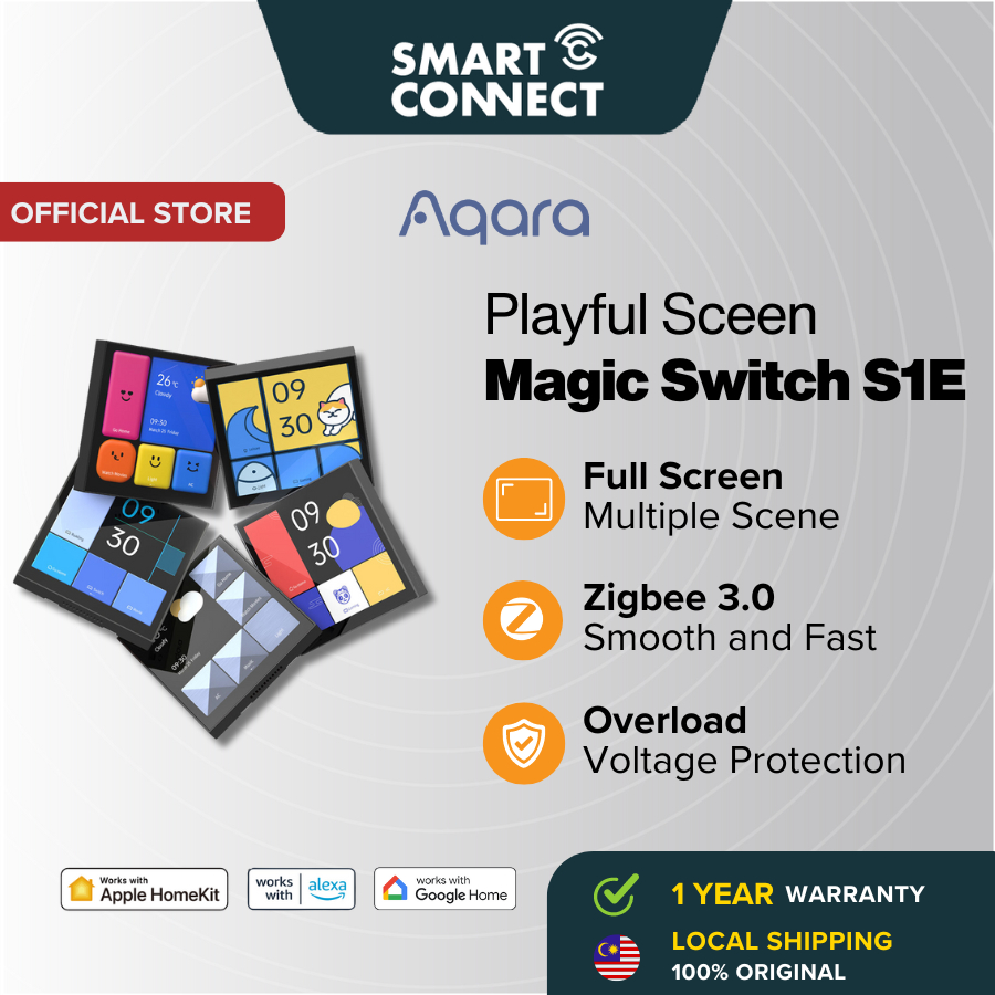 Aqara Magic Switch S1E With Neutral Intelligent Automation Smart ...