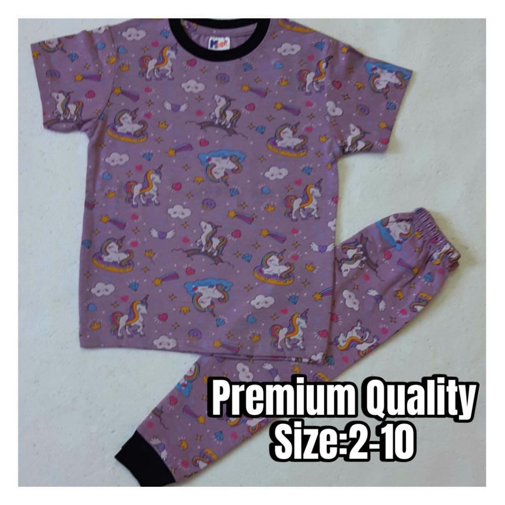 SET PYJAMAS PREMIUM GIRLS PART 4 | Shopee Malaysia