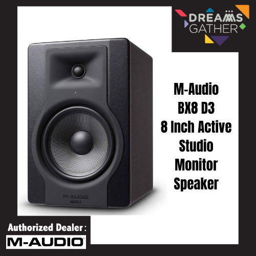 M-Audio BX8 D3 - 8 Inch Active Studio Monitor Speaker (Each) | Shopee ...