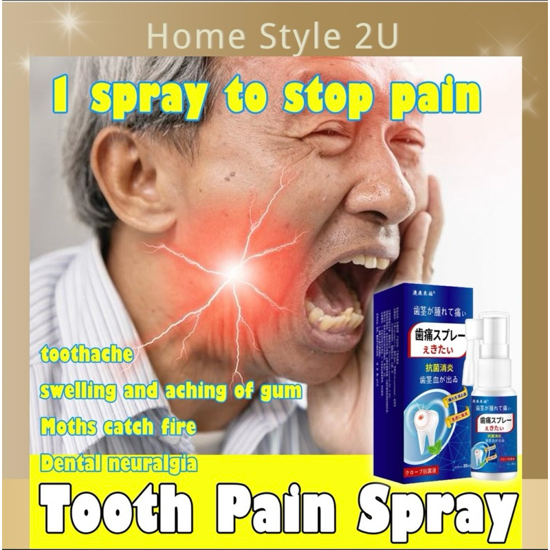 ubat sakit gigi geraham ubat gigi berlubang toothache spray toothache ...