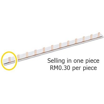 (1 LTHS X 54WAYS) MCB Copper Bar / MCB Copper Bus Bar with PVC ...