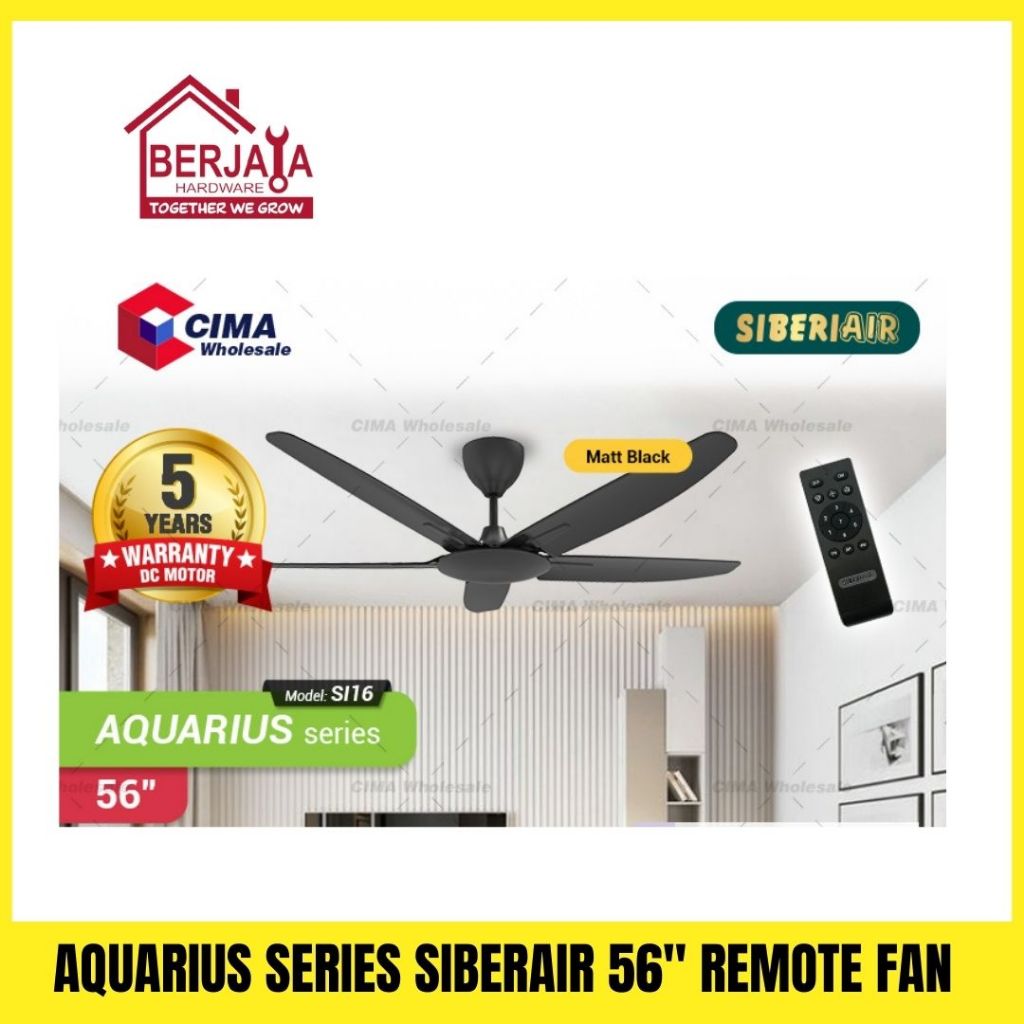 5 YEARS WARRENTY DC MOTOR | ORIGINAL SIBERAIR BLADE REMOTE CONTROL FAN ...