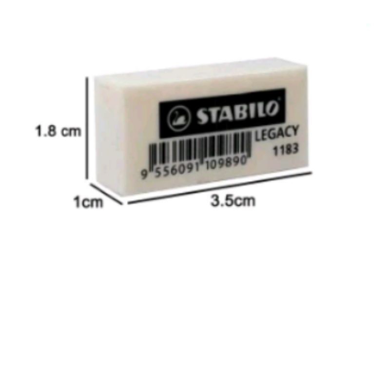 STABILO ERASER 1183 RUBBER PEMADAM STATIONERY | Shopee Malaysia