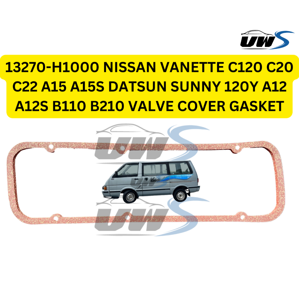 13270-H1000 NISSAN VANETTE C120 C20 C22 A15 A15S DATSUN SUNNY 120Y A12 A12S B110 B210 VALVE ...