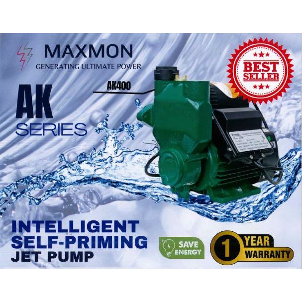 MAXMON AK SERIES INTELLIGENT SELF-PRIMING JET PUMP / AUTOMATIC BOOSTER ...