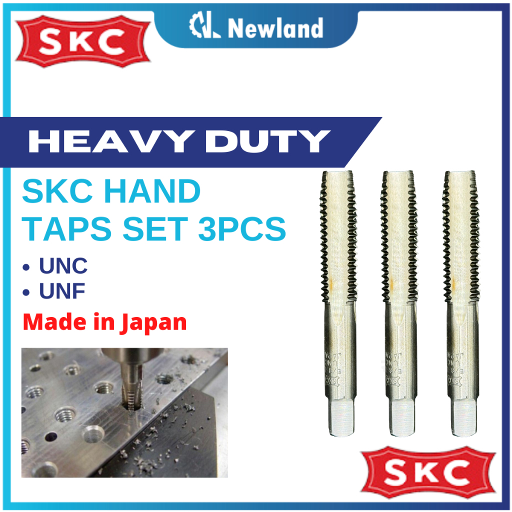 SKC Hand Tap / Screw Tap / 100% Original Made in Japan (Inch Size) Thread Kasar / Thread Halus ...