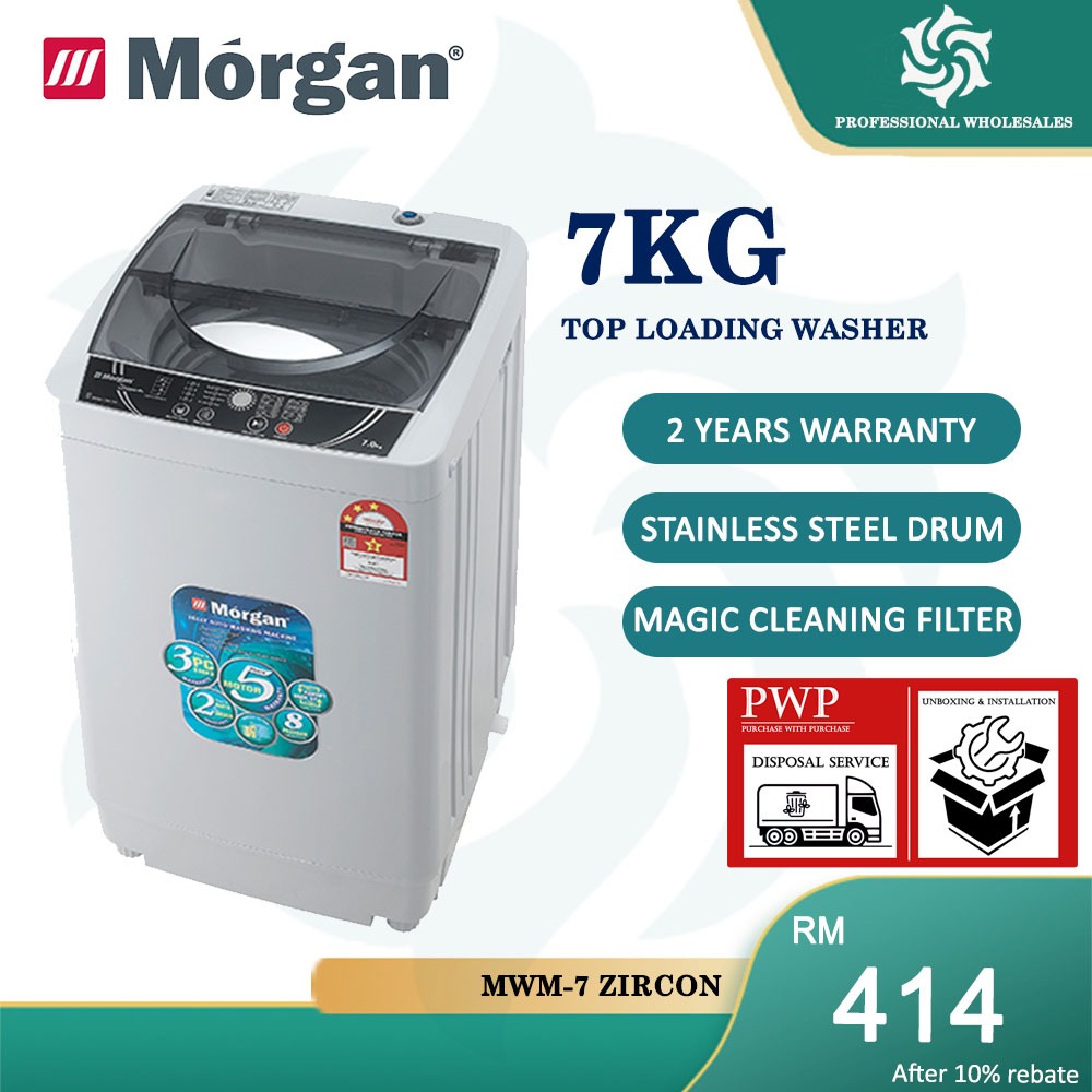 Pensonic/ Morgan 7kg/ 8kg/ 10kg/ 11kg/ 12kg Fully Auto Top Loading ...