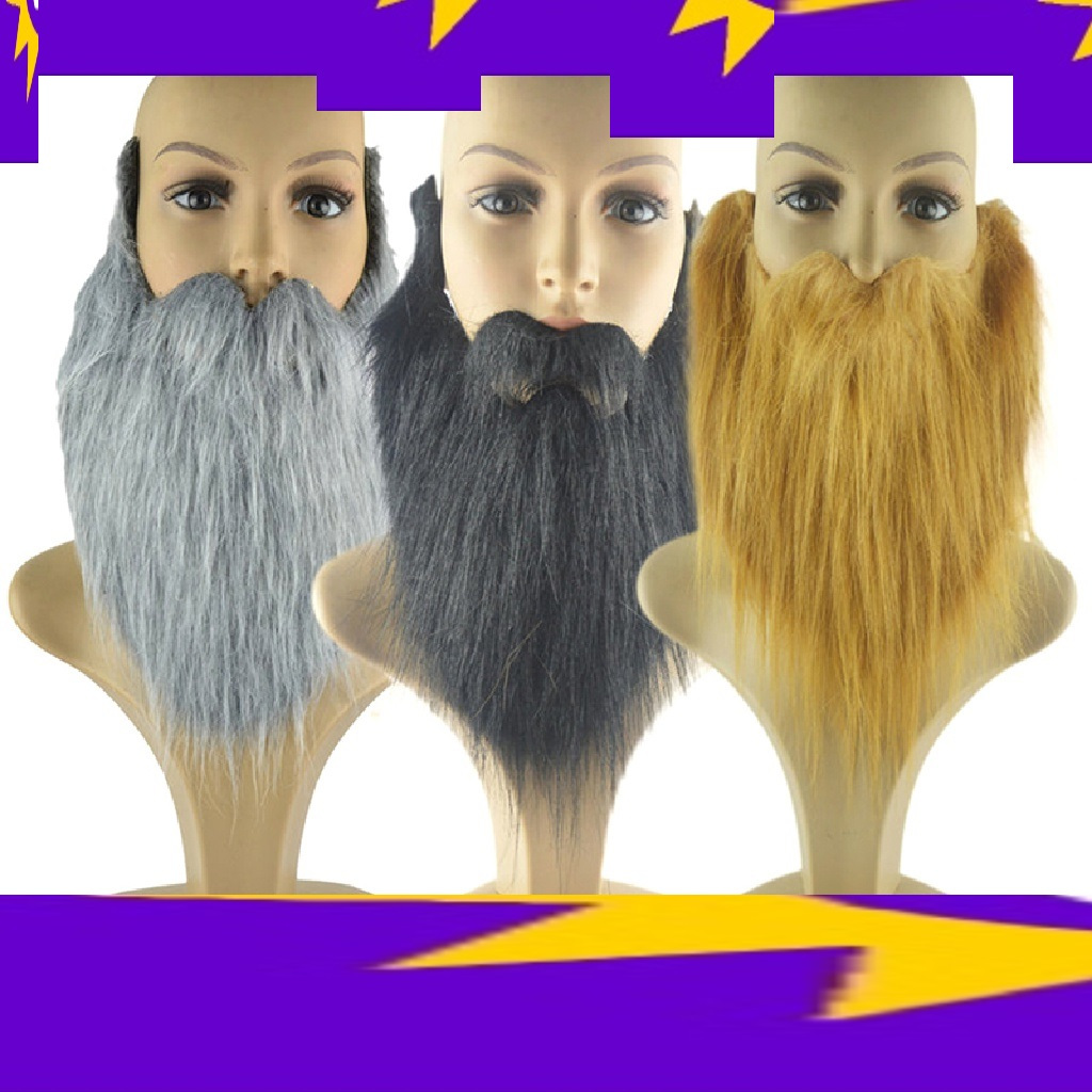 nimss misai janggut lelaki palsu warna hitam coklat kelabu putih dewasa ...