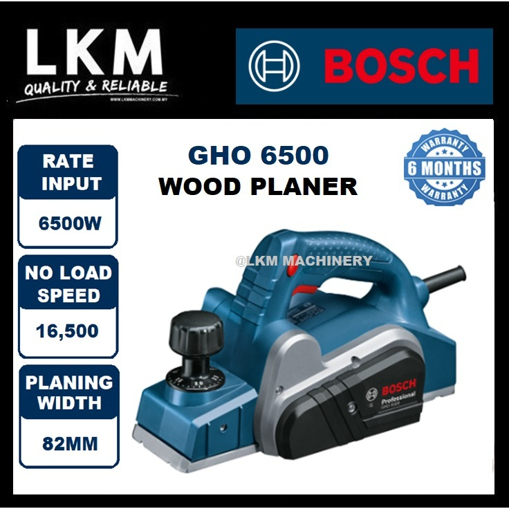 BOSCH Planner Mesin Ketam Kayu Electric Bosch GHO 6500 Wood Planer ...