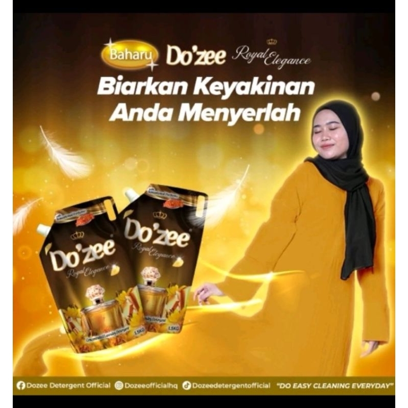 DO'ZEE LAUNDRY DETERGENT ROYAL ELEGANCE 1.5KG | Shopee Malaysia