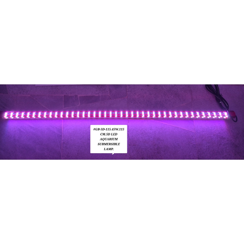 GEBO 5D 115cm 45W Arowana Submersible Lamp Fish Aquarium Ikan Akuarium ...