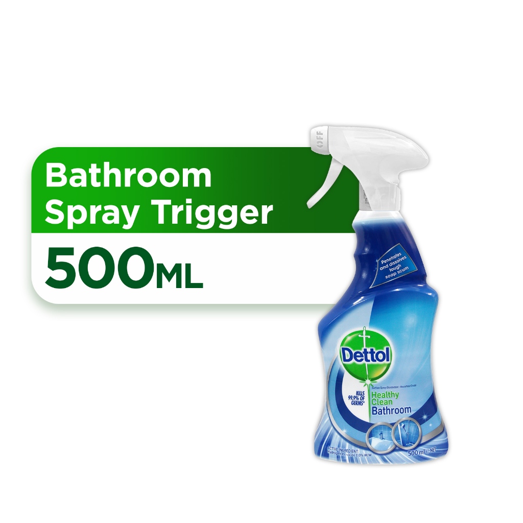 Dettol Trigger Healthy Clean Bathroom Spray 500ml/500ml x2/500ml x3 ...