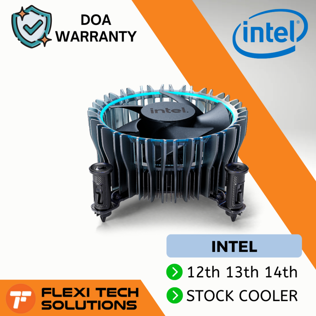 Flexi Tech Intel Laminar Stock Cooler (Intel 12th / 13th / 14th Gen CPU ...