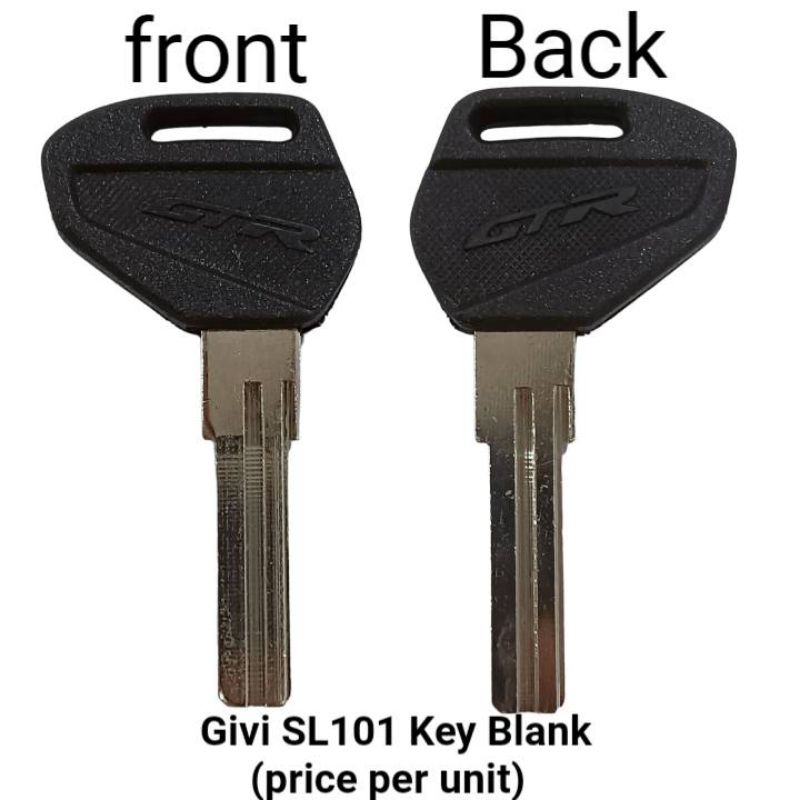 Givi SL101 uncut Key Blank for trekker outback etc (price per unit ...