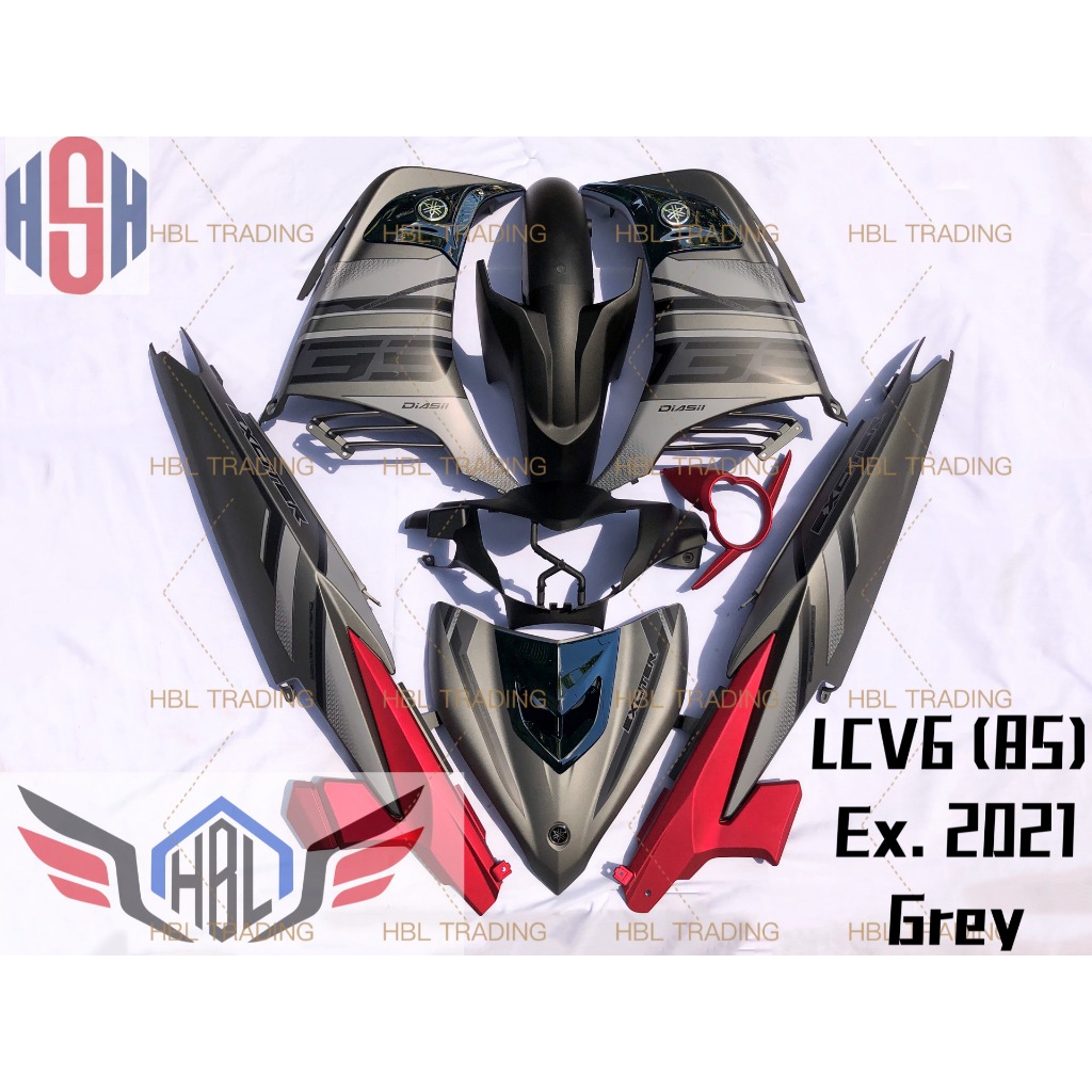 YAMAHA LC135 V6 V7 Body Cover Parts Set Monster Exciter INDO Thai ...