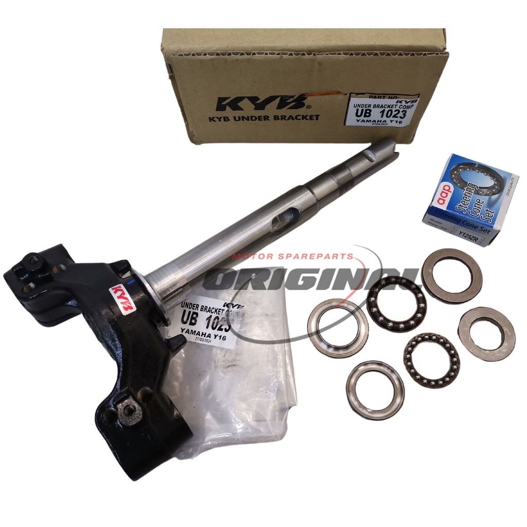 100% Original Kayaba KYB Yamaha Y16 Y16ZR Ysuku Under Bracket T Fork Steering Stem Kaki Tiga AAP ...