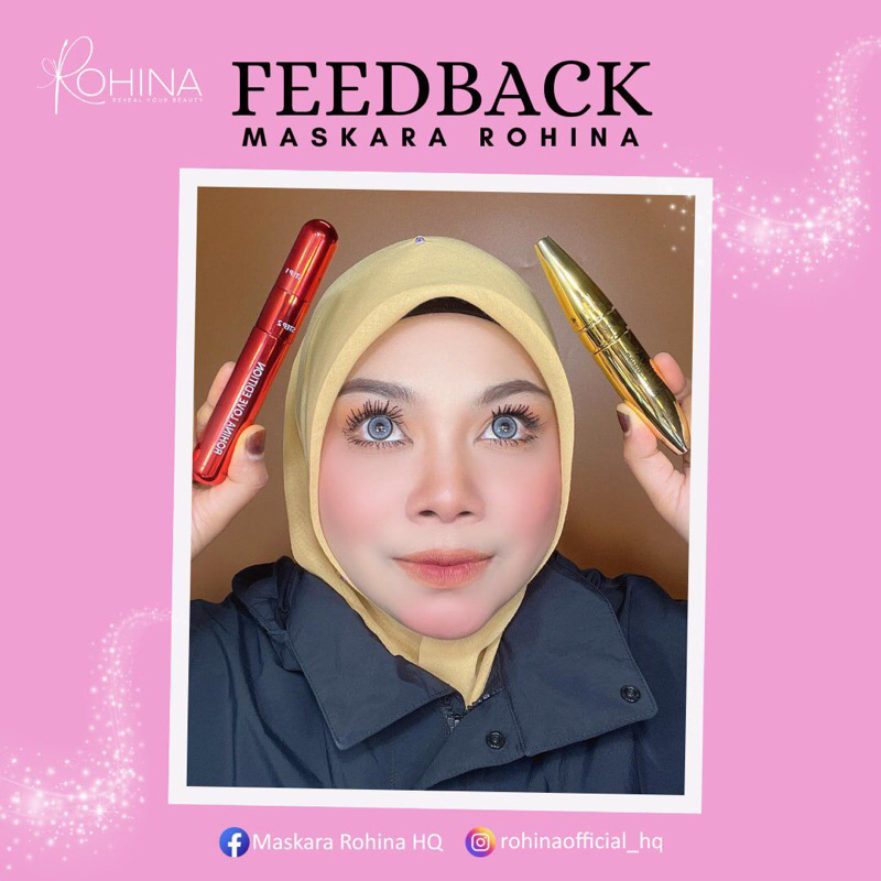 ORIGINAL HQ 🌸 ROHINA LOVE EDITION MASCARA | Shopee Malaysia