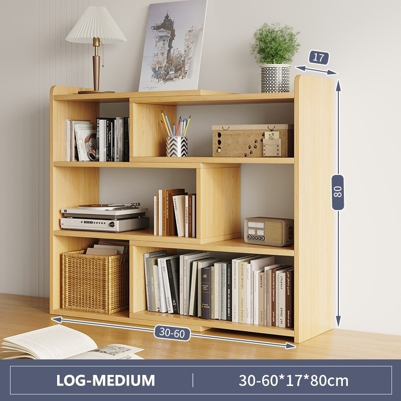 🎀Desktop Shelf Office Home Bookrack Adjustable Expandable Frame Rak ...
