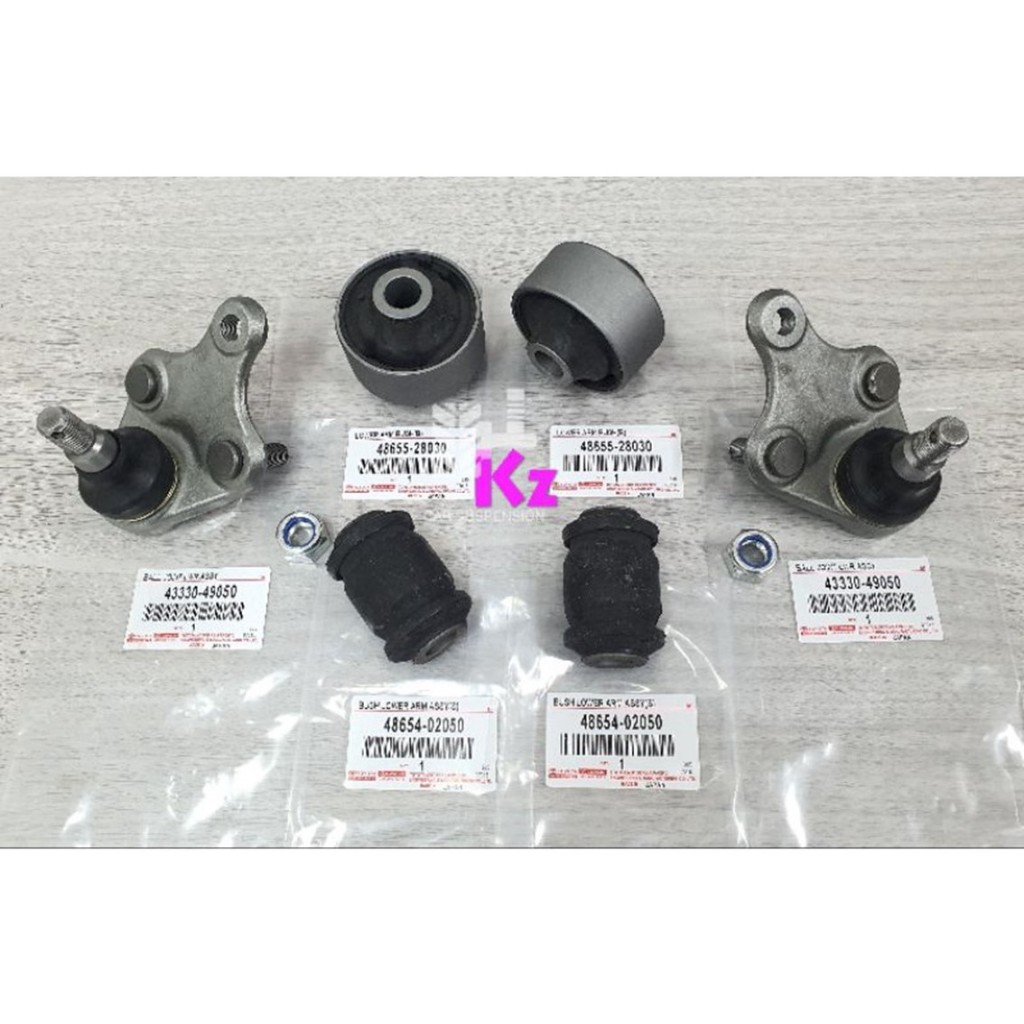 TOYOTA ALPHARD AGH30/AGH35 2016-2020 FRONT LOWER ARM BUSH / BALL JOINT 1SET 6PCS | Shopee Malaysia