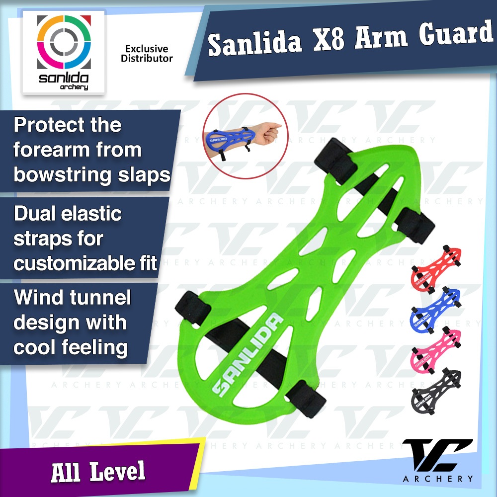 V Club Archery Sanlida X8 Rubber Arm Guard - Wind Tunnel Design ...