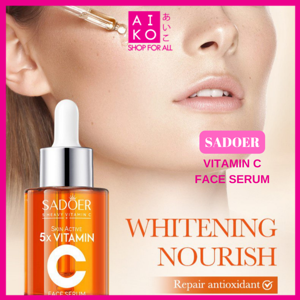 (AIKO) SADOER 5X VITAMIN C FACE SERUM 30ML (SD08084) 1PCS(AIKO) SADOER 5X VITAMIN C FACE SERUM ...