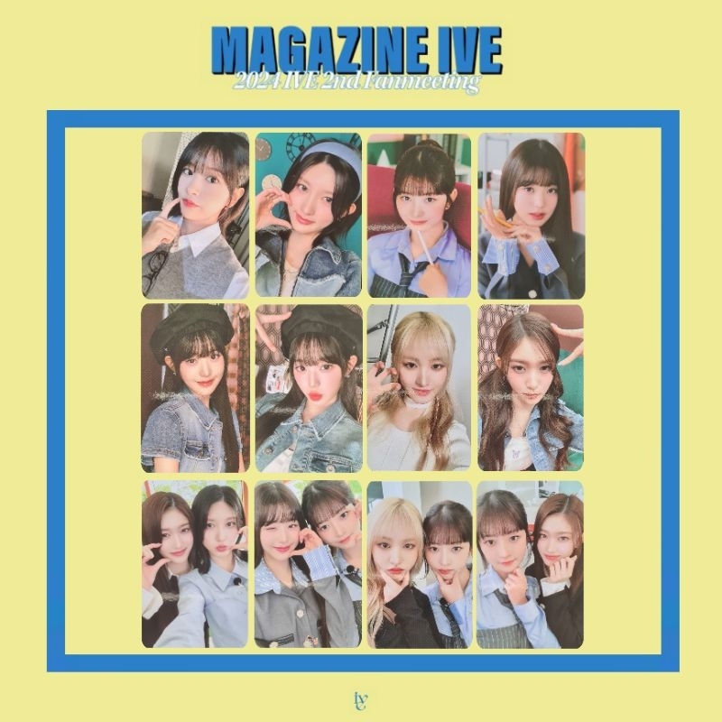 IVE MAGAZINE IVE 2ND FANMEETING PC (RANDOM PC PACK) | Shopee Malaysia