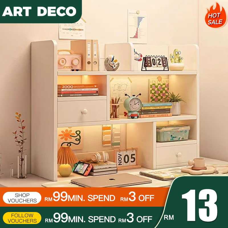 Desk Organizer Book Shelf Desktop Rack Multifunctional Table Top Rack ...