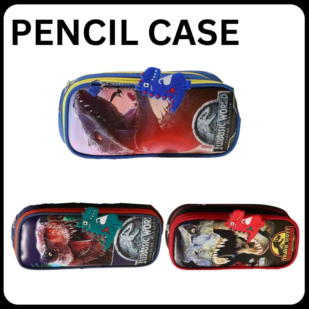 Pencil Case Kotak Pensel Dinosaur Collection / Design T-Rex Jurassic ...