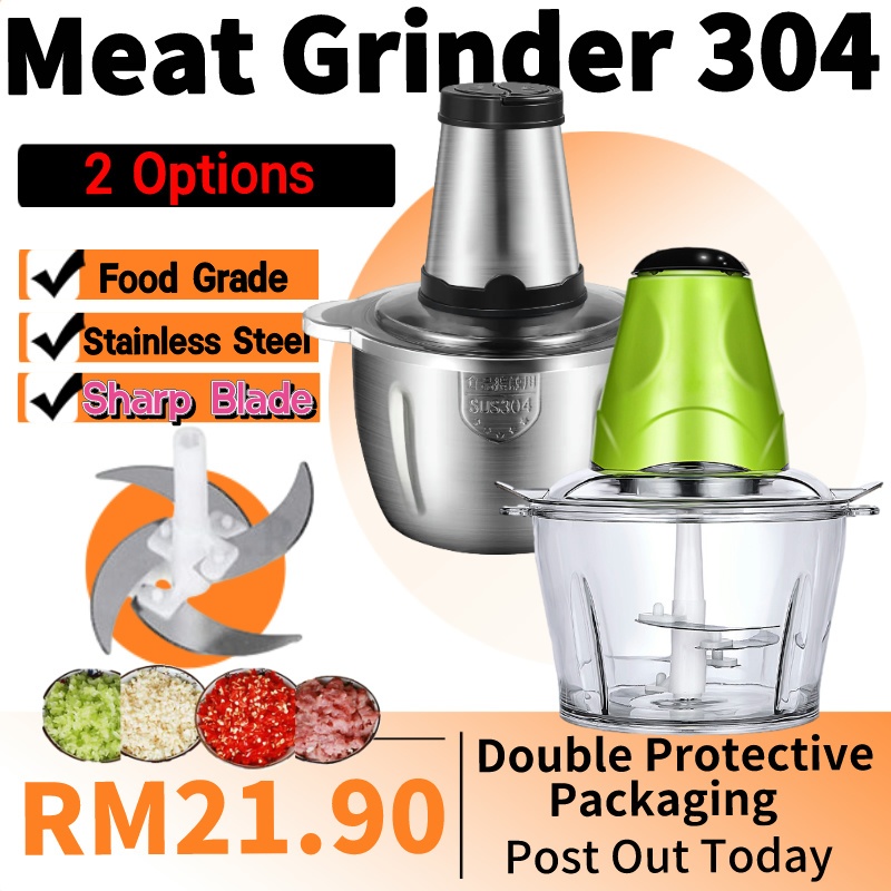 Electric Multipurpose 4 blade Blender Meat Grinder 2liter Household ...
