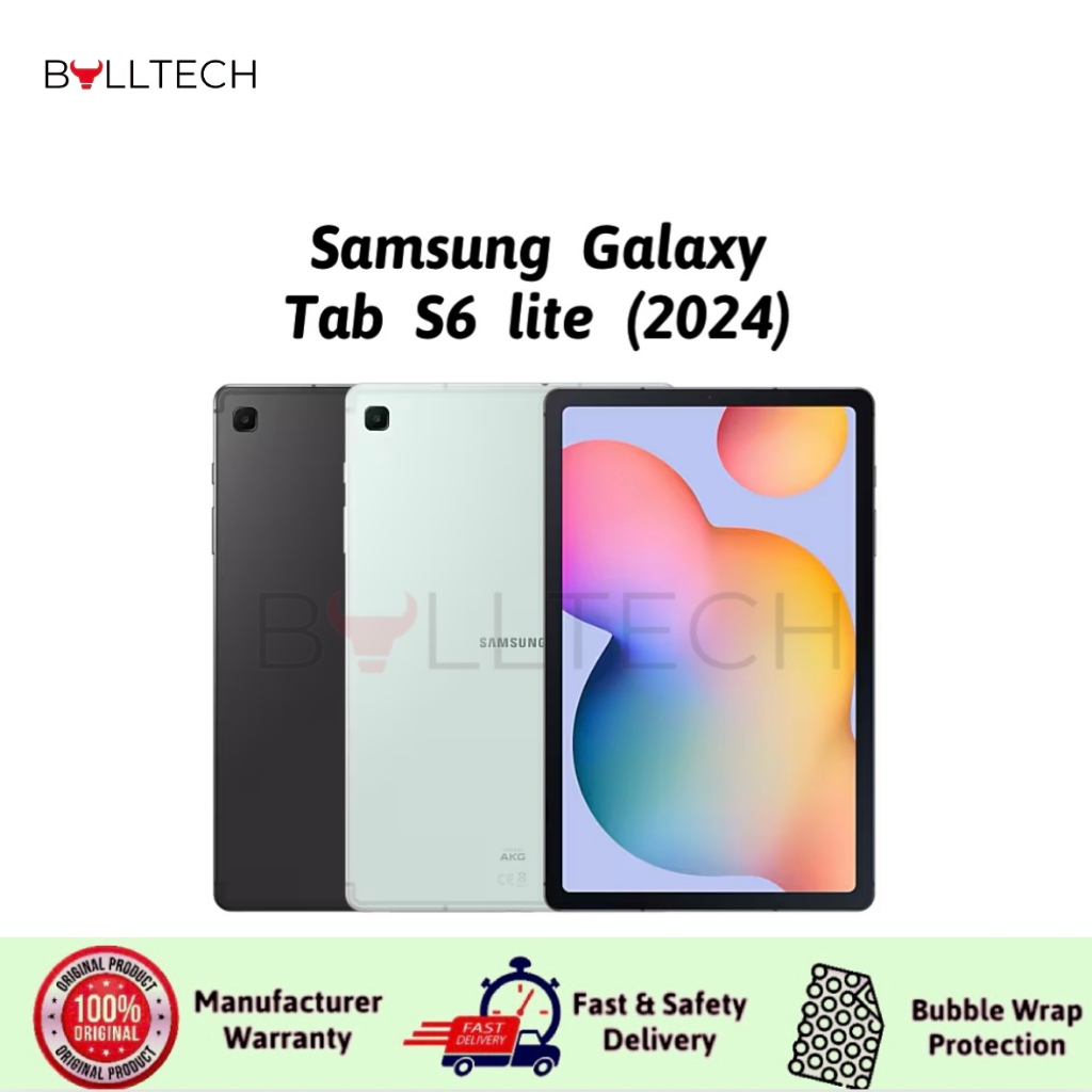 Samsung Galaxy Tab S6 Lite 2024 (P620) 4GB RAM + 128GB ROM 1 YEAR WARRANTY BY SAMSUNG MALAYSIA ...