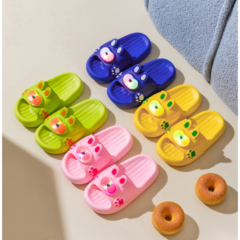 KL STOCK Kid Slipper Cute Children Selipar Anti-slip Boy Girl Soft ...