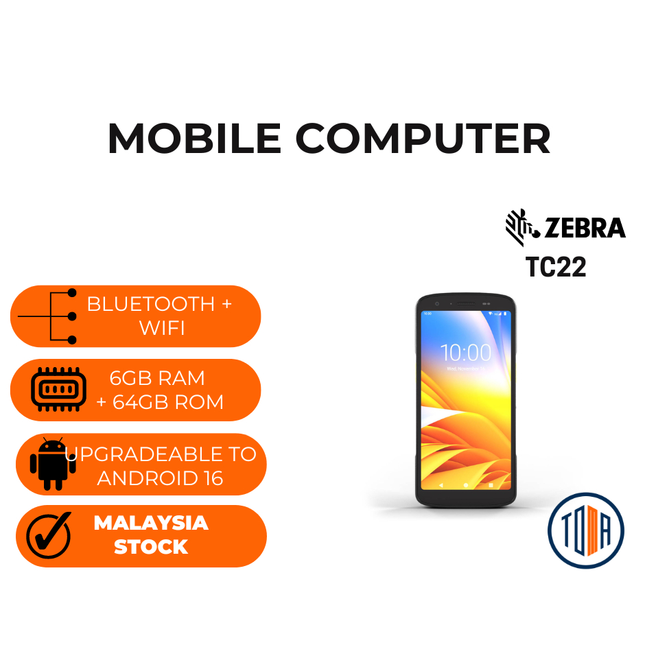 Zebra TC22 TC27 Portable Android Mobile Computer 6GB+64GB Android 16 5G ...