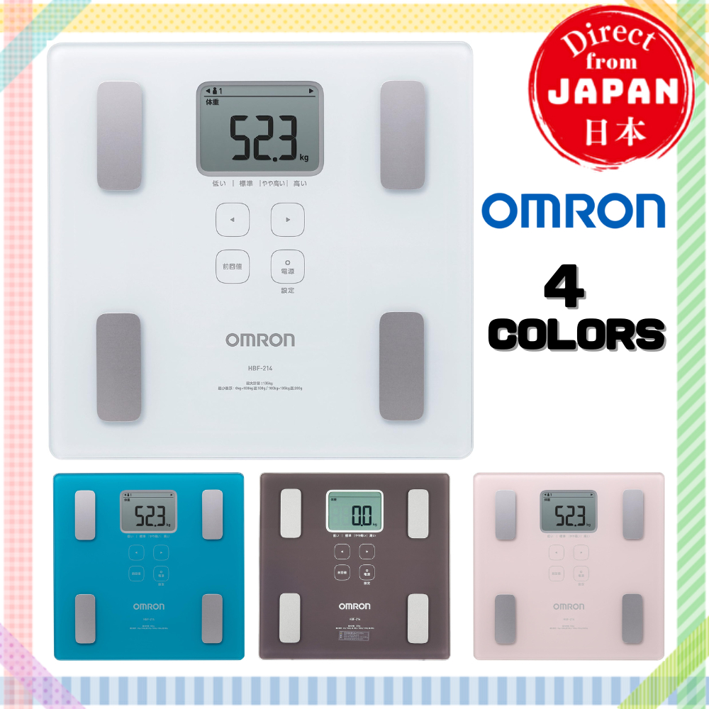 OMRON Weight/Body scale Composition Meter bathroom weighing Scale HBF ...